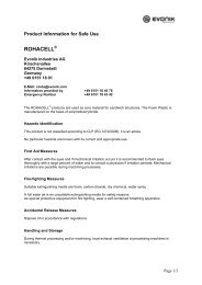 ROHACELL WF Product Information