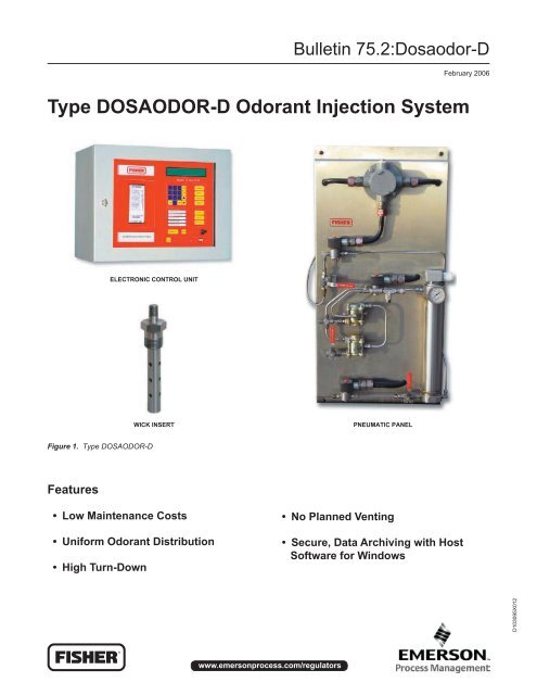 Type DOSAODOR-D Odorant Injection System - Control Southern Inc.