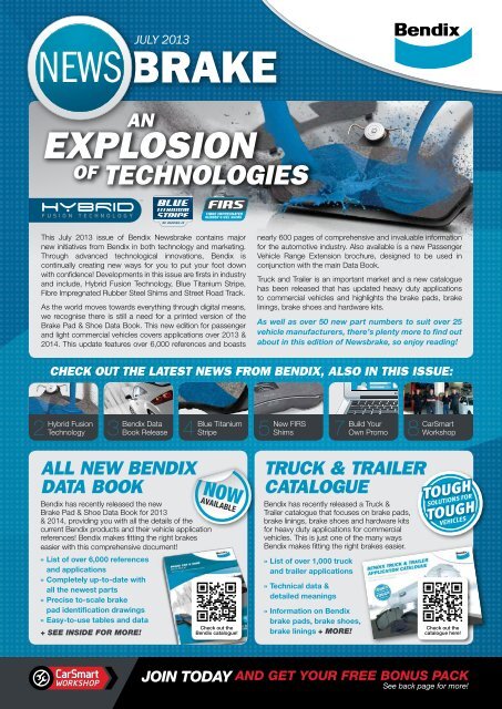 New Part Numbers - Bendix