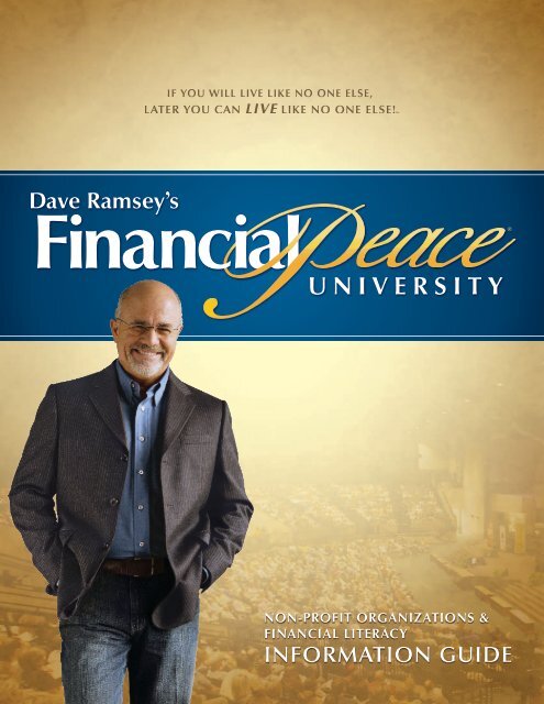 INFORMATION GUIDE - The Dave Ramsey Show