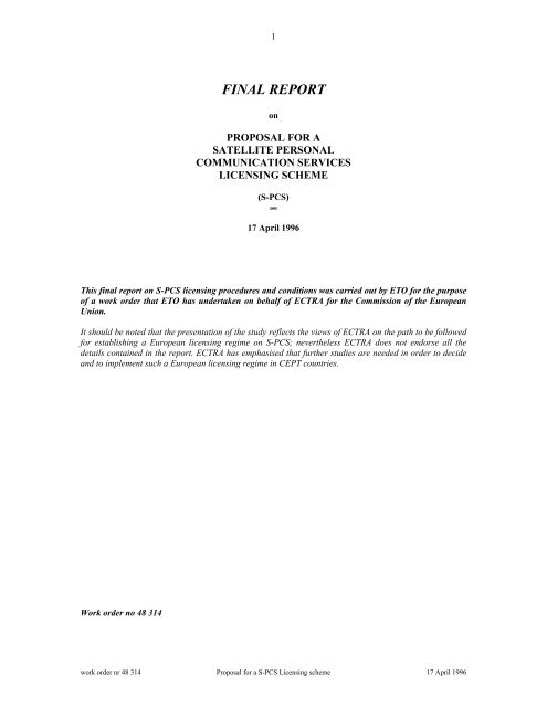 FINAL REPORT - ERO Document Database