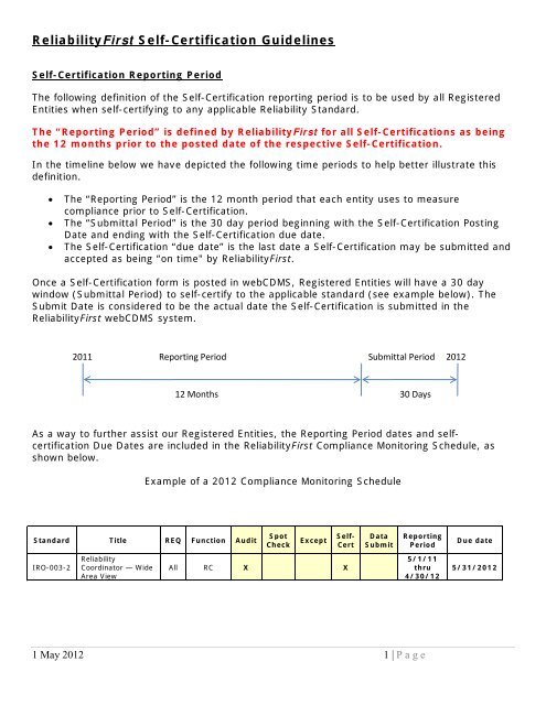 ReliabilityFirst Self-Certification Guidelines.pdf