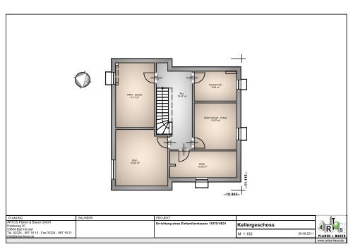 Kellergeschoss - ARTOS Planen und Bauen GmbH