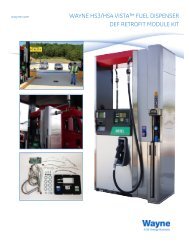 RELIANCE® G6200 MECHANICAL FLEET DISPENSER - Wayne