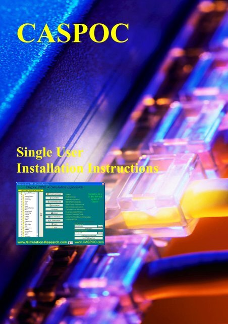 Single User Installation Instructions