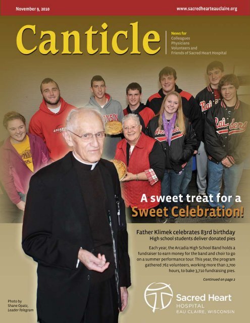 Father Klimek celebrates 83rd birthday - Sacred Heart Hospital