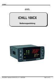 MODBUS-RTU DIXELL devices