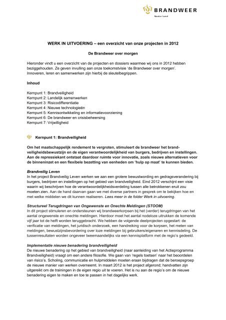 Inleiding - Brandweer Nederland