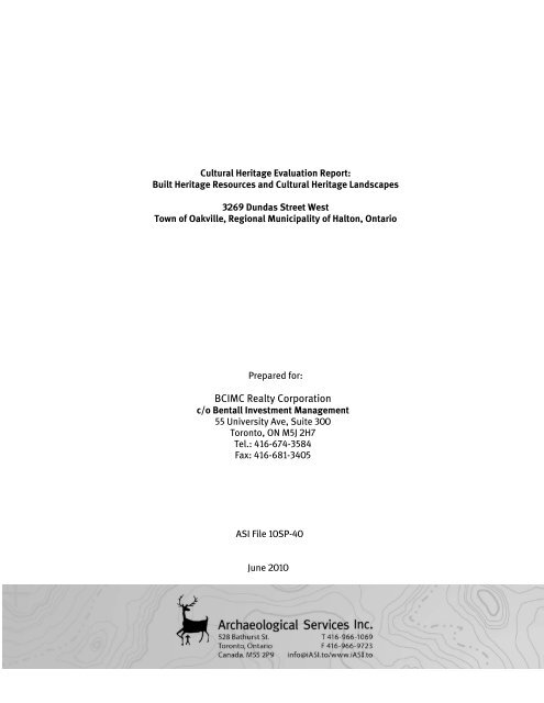 BCIMC Realty Corporation - Oakville