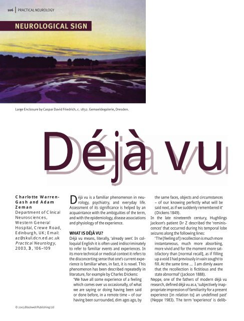 NEUROLOGICAL SIGN - Practical Neurology