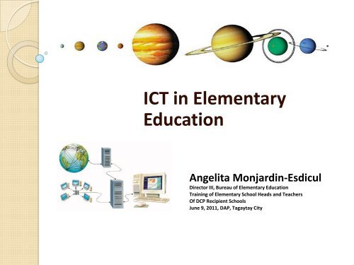 ICT in Elementary Education - DepEd Naga City