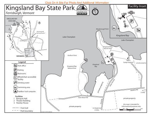 Kingsland Bay State Park Map & Guide (pdf) - Vermont State Parks