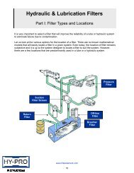 Hy-Dry Breathers - Hy-Pro Filtration
