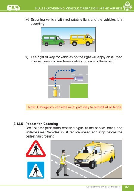 Rules Governing Vehicle O