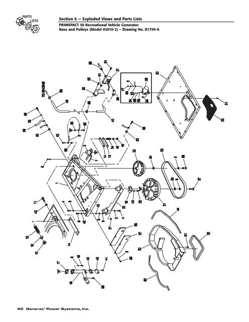 Primepact 50 & 50LP RV Owner's Manual D7431 - Generac Parts