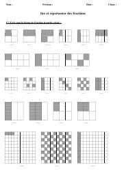 Fractions et longueurs: colorier une fraction de bande.