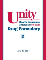 Employee Application Form - Unity Health Insurance