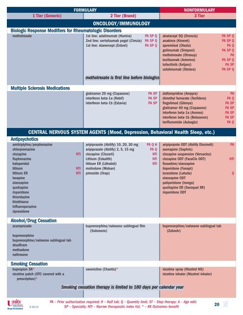 FORMULARYNONFORMULARY1 Ti