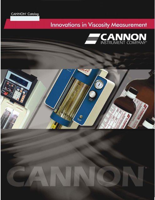 Download - Cannon Instrument Company