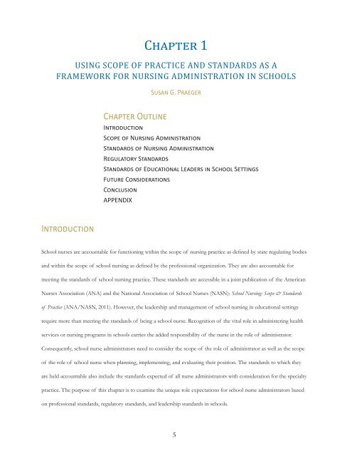 Chapter 1 - National Association of School Nurses