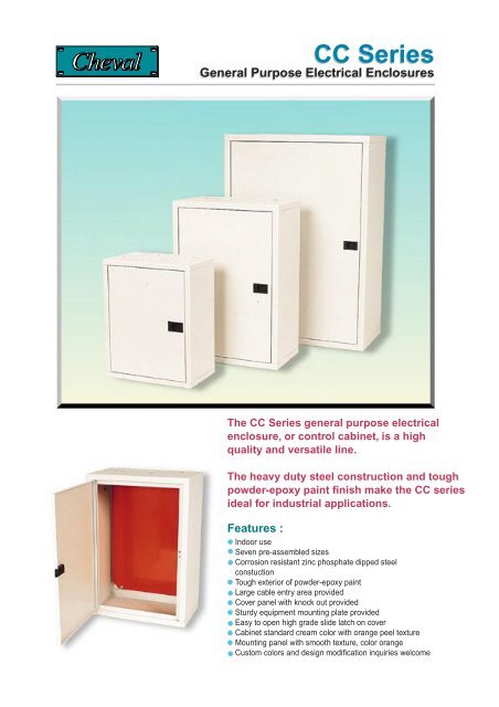 CC Series CC Series - Cheval Electronic Enclosure