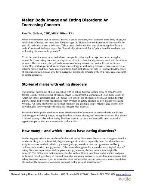 Manorexia On The Rise