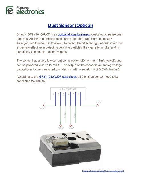 Dust Sensor (Optical) - Arduino Egypt