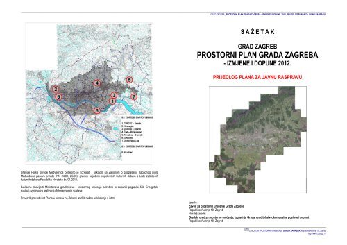PROSTORNI PLAN GRADA ZAGREBA - Zagreb.hr PROSTORNI PLAN GRADA ZAGREBA - Zagreb.hr