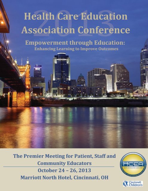 Conference Brochure - HCEA :: Health Care Education Association