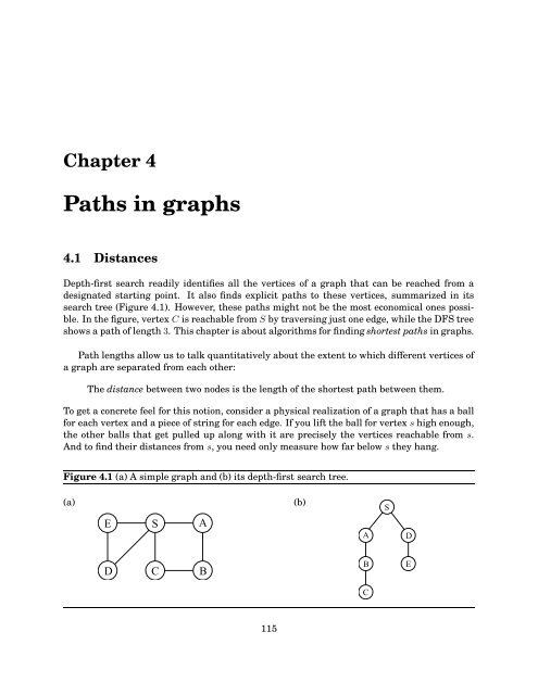 Chapter 4: Paths in graphs