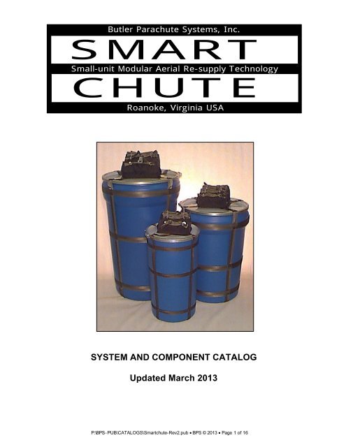 SMART CHUTE - Butler Parachute Systems, Inc.