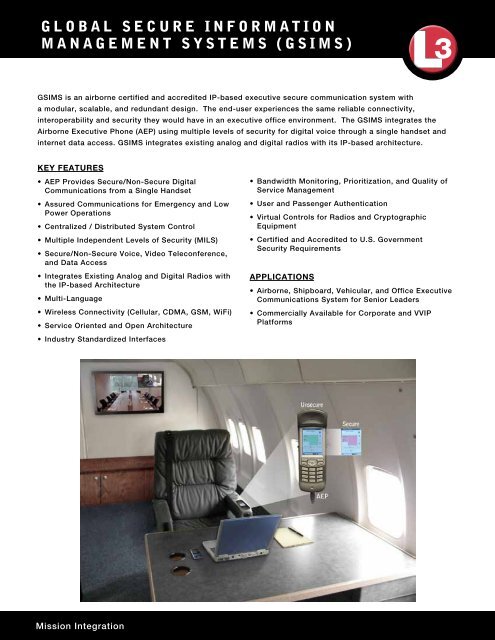 gsims - L-3 Communications