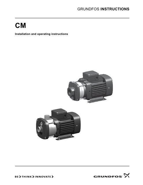 GRUNDFOS INSTRUCTIONS