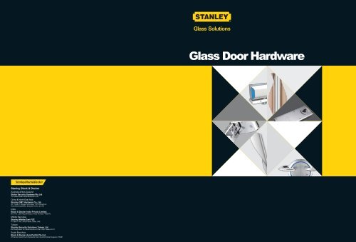 Glass Door Hardware - Stanley Security Solutions
