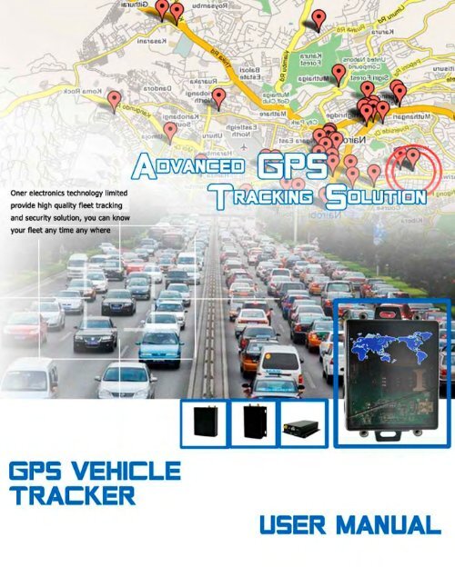 ONER GPS Vehicle tracker MT01 USER MANUAL