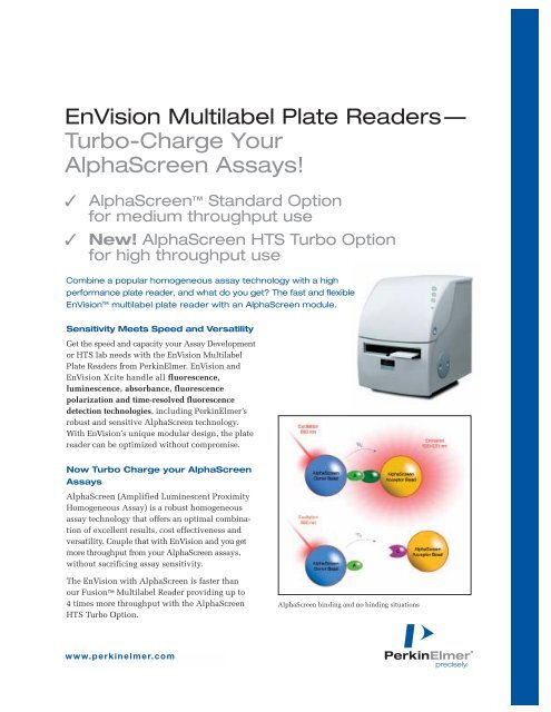 Envisionâ ¢ Multilabel Plate Readers: Turbo-Charge your - PerkinElmer