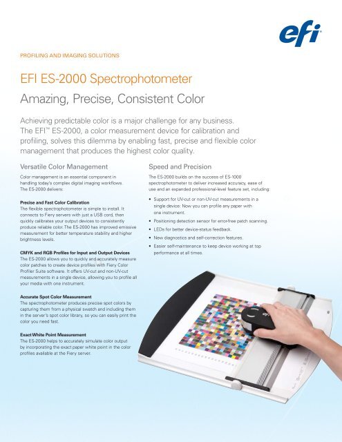ES-2000 Datasheet - EFI