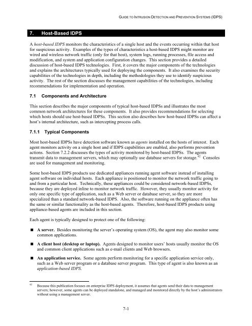 GUIDE TO INTRUSION DETECT