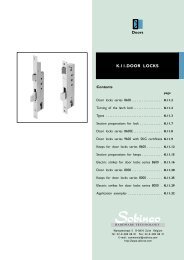 OPBOUW DEURSCHARNIEREN - Sobinco