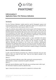 InkFormulation 5 First Steps EN - X-Rite