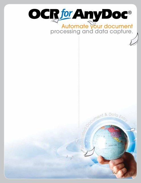 Automate your document processing and data ... - AnyDoc Software