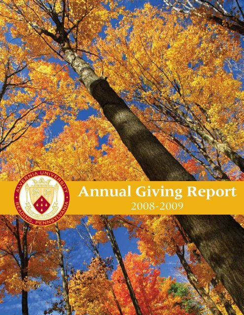 Annual Giving Report - Alvernia University