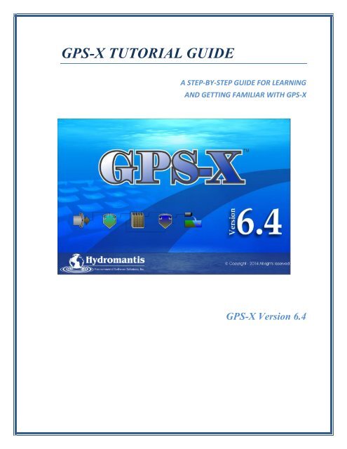 GPS-X Tutorial Guide
