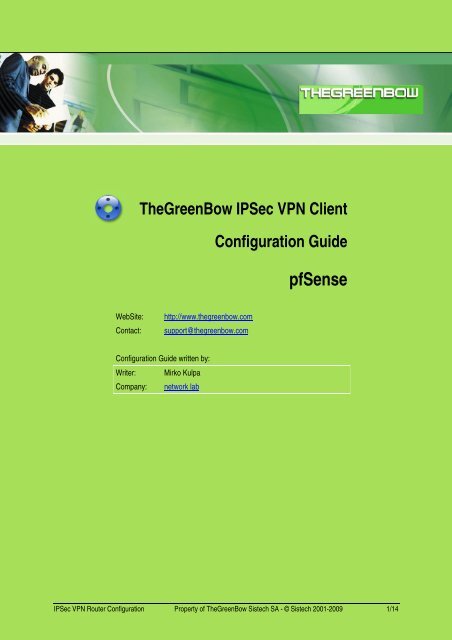 TheGreenBow VPN Client Software