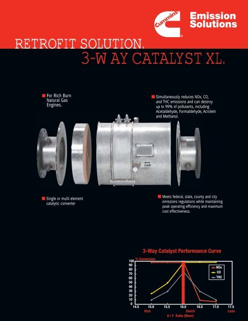3-WAY CATALYST XL. - Cummins Emission Solutions