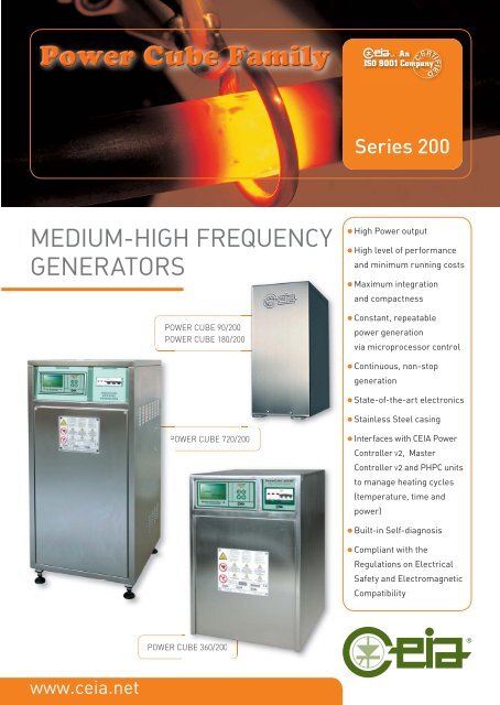 MEDIUM-HIGH FREQUENCY GENERATORS - Miyachi Europe