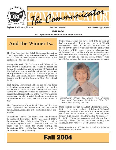 Correctional Officer Ronald Barber