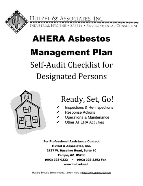 AHERA Asbestos Management Plan Self-Audit Checklist For ...