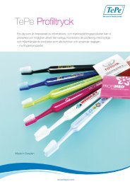 Download our patient leaflet Looking after your teeth (pdf) - TePe
