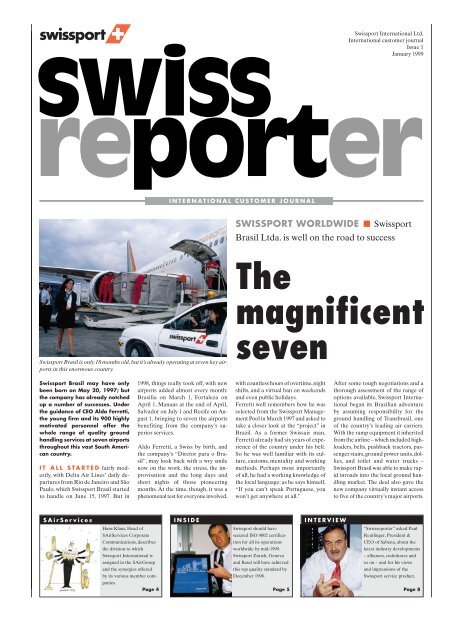swissreporter - issue 1 - Swissport